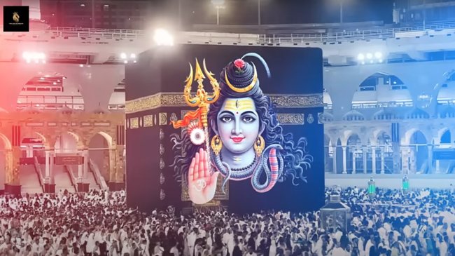 Viral! Youtuber India Membuat Video Dengan Gambar Dewa Syiwa di Kabah ...